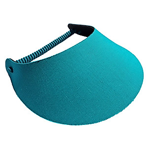The Incredible Sunvisor, Available in Beautiful Solid Colors, Perfect for The Summer! (Turquoise)