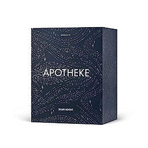 APOTHEKE Luxury 25 Day Advent Calendar - Limited Edition, 20 Candles, 5 Candle Accessories, Christmas Gift, Holiday, Strong Fragrance, Aromatherapy, Long Lasting, Hand Poured in USA, Artisan, Soy Wax