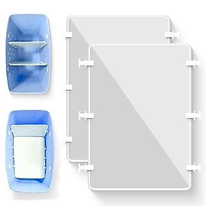Fabenyok 2PCS Divider Tray Fit for Bogg Bag Original X Large, Beach Bag Divider Fit for Bogg Bag Accessories Insert Cooler, Organizing your Beach Bag and Divide Space