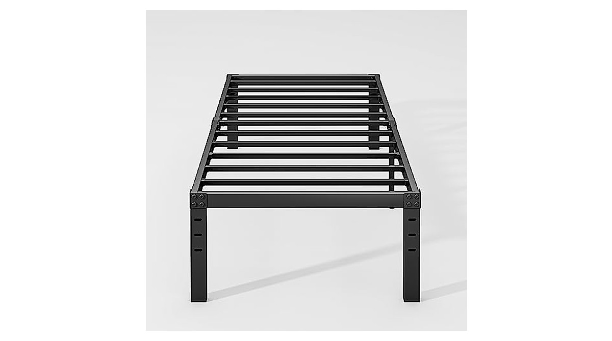 Nordicbed Twin Bed Frame 18 Inch, Heavy Duty Metal Frames with Steel ...