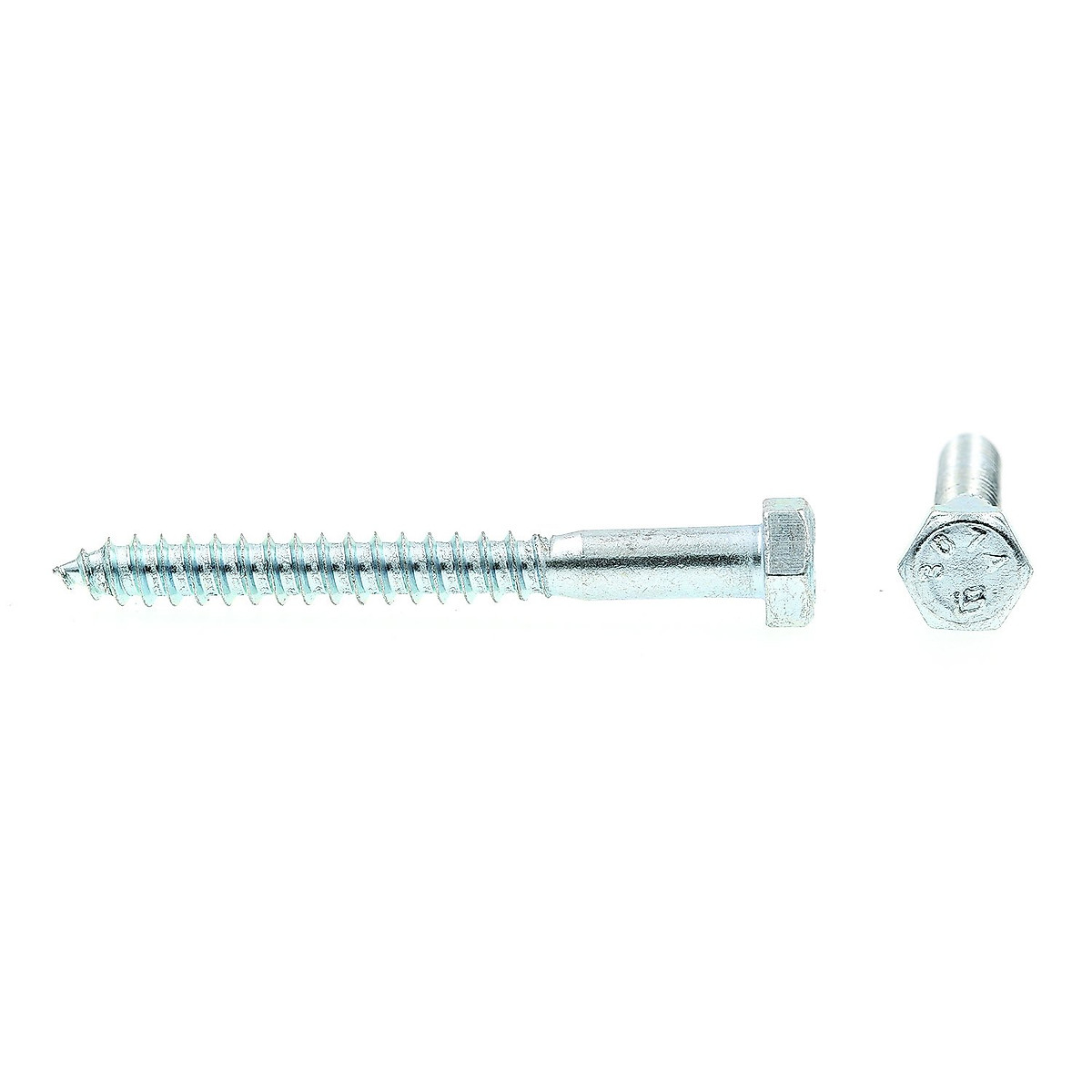 Prime-Line 9055705 Hex Lag Screws, 5/16 In. X 3 In., A307 Grade A Zinc Plated Steel (50 Pack)