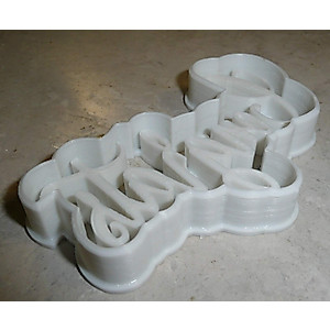 CONGRATS CONGRATULATIONS WORD FANCY WRITING GOOD WISHES COOKIE CUTTER MADE IN USA PR2515