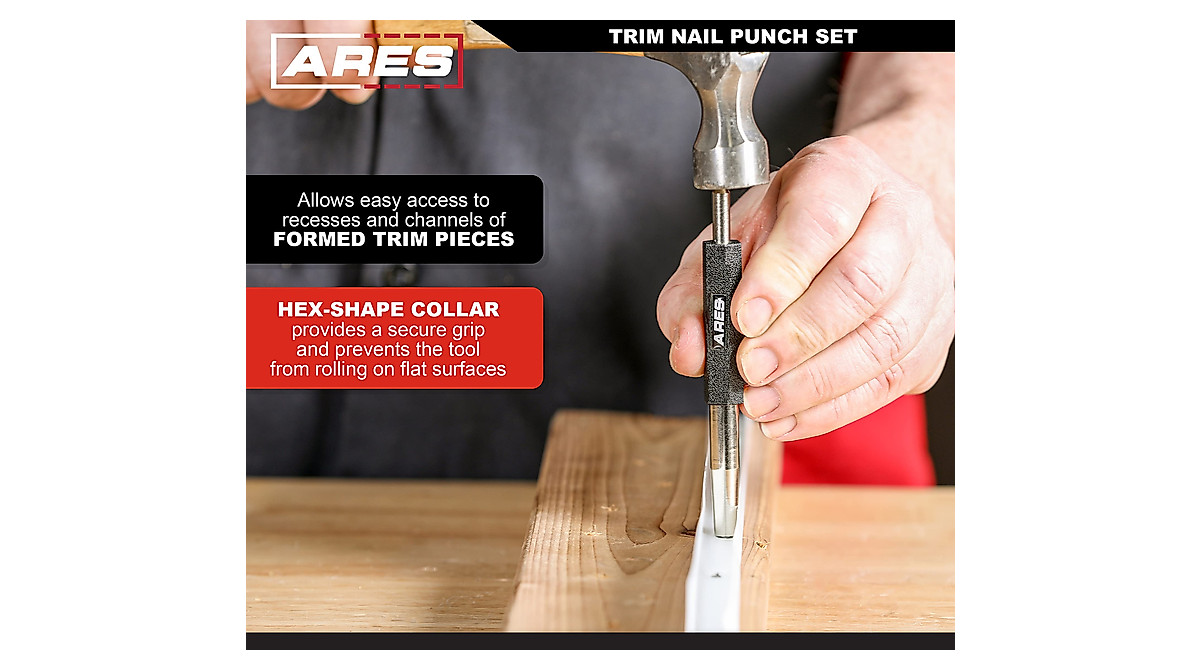 ARES 16-Pc Punch & Chisel Set | Durable & Versatile Tools