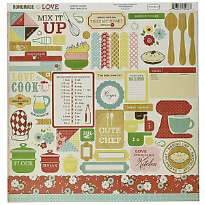 Echo Park Paper Company CB-HL23016 Homemade with Love kit Original Version, 12-x-12-Inch