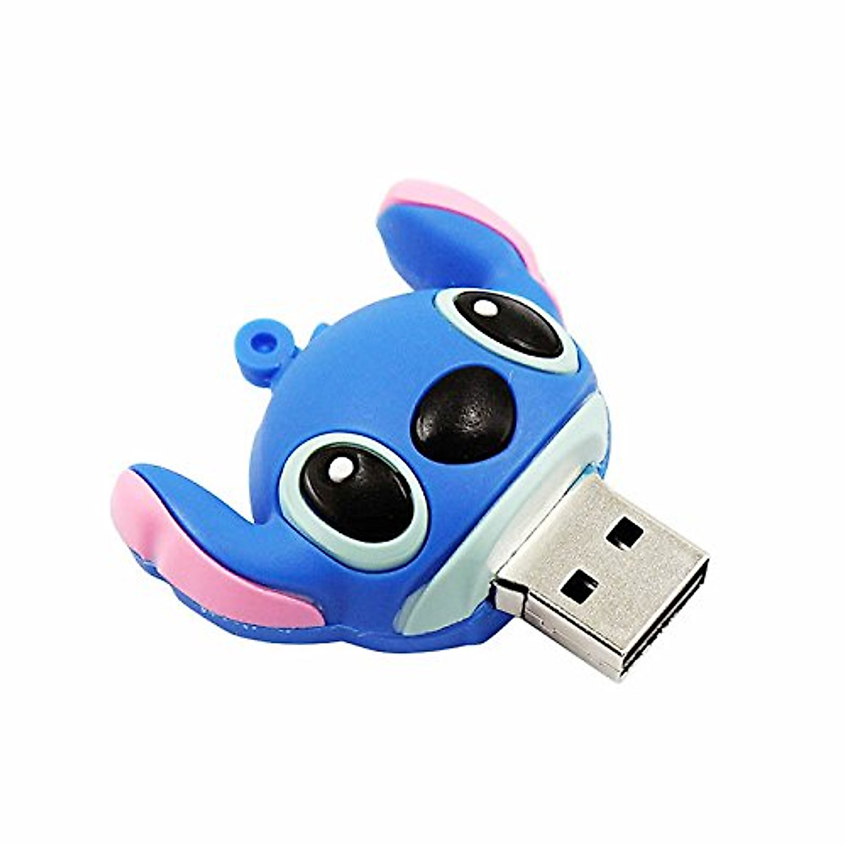 Novelty Stitch Blue Shape Design 32GB USB 2.0 Flash Drive Cute Memory Stick Stitch Thumb Drive Data Storage Pendrive Cartoon Jump Drive Gift (Stitch Blue-32GB)