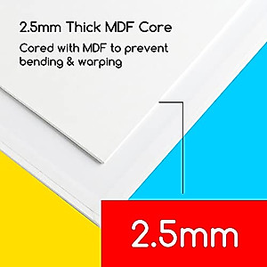 MEEDEN 15-Pack Canvas Boards for Painting, 12 × 16 Inches Blank White Canvas Panels, 100% Cotton, 8 oz Gesso-Primed, Canvas Art Supplies for Acrylic Pouring Airbrushing & Oil Painting