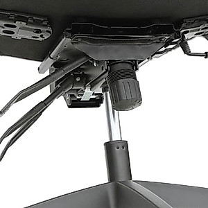 Alera ALEHPM4201 Wrigley Series 275 lbs. Capacity High Performance Mid-Back Multifunction Task Office Chair - Black