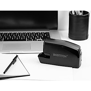 Bostitch Office Portable Electric Stapler, 20 Sheets, AC or Battery Powered, Black (MDS20-BLK)