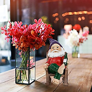 BLUELF Christmas Garden Decor Gnomes Decorations for Yard Outdoor Garden Statues