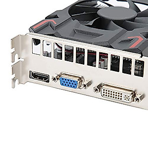 Dpofirs ATI HD6770 1GB 128Bit DDR5 PCI Express 2.0 Computer Graphics Card,650MHz Core Frequency,1000MHz Video Memory Frequency,for Desktop Computer