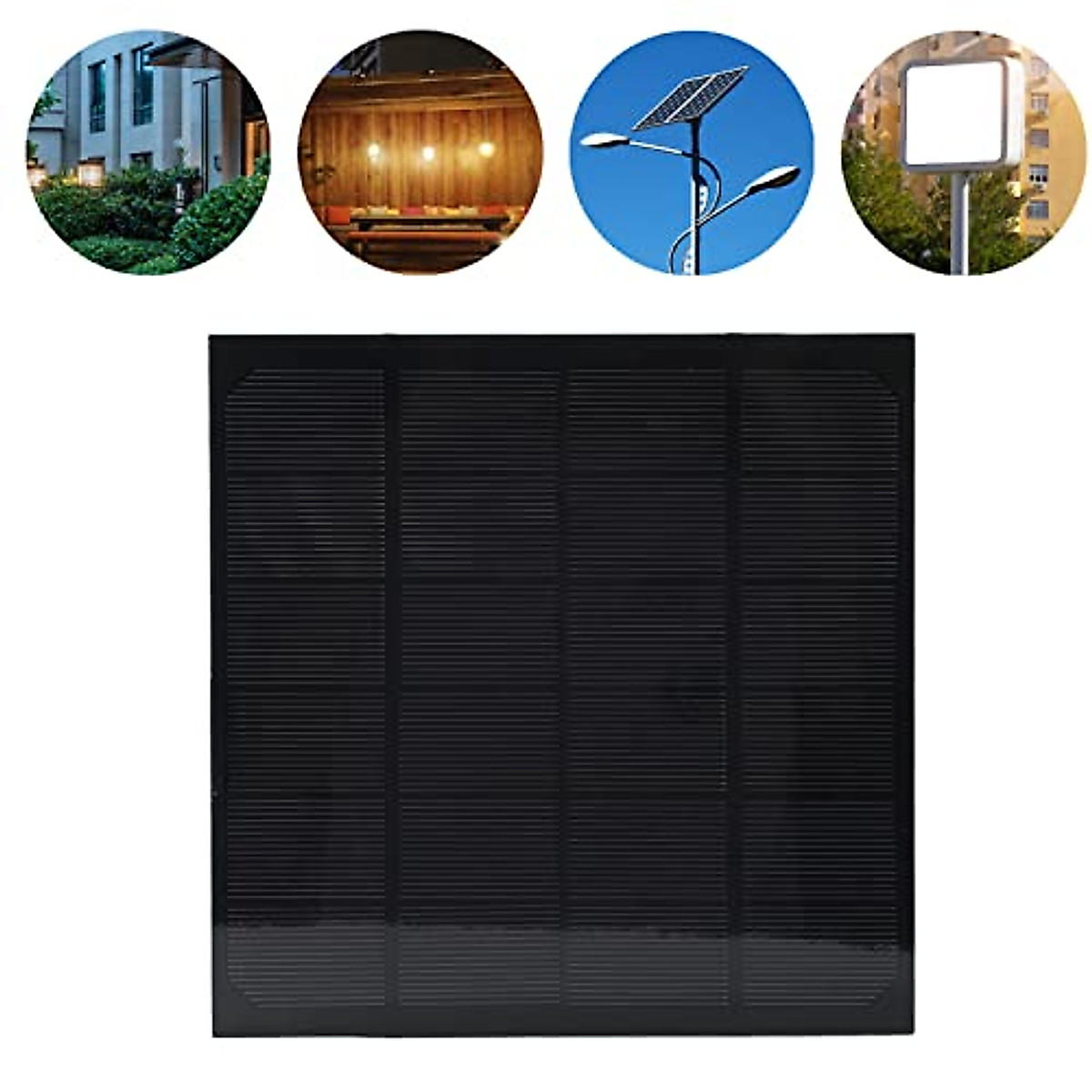 Jiawu Solar Panel, high Conversion Efficiency monocrystalline Silicon Flexible Solar Panel for Home use for Garden Advertising Lamps