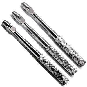 Dental Tissue Punch Straight 4mm, 5mm, 6mm Surgical Implant Stainless Steel 3 Pcs Instruments