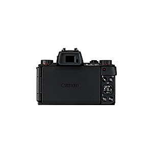 Canon PowerShot G5 X Digital Camera w/1 Inch Sensor and built-in viewfinder - Wi-Fi & NFC Enabled (Black) (Renewed)