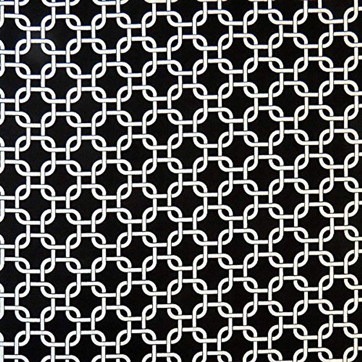 SheetWorld Fitted Cradle Sheet 18 x 36, 100% Cotton Percale - Black Links, Made in USA