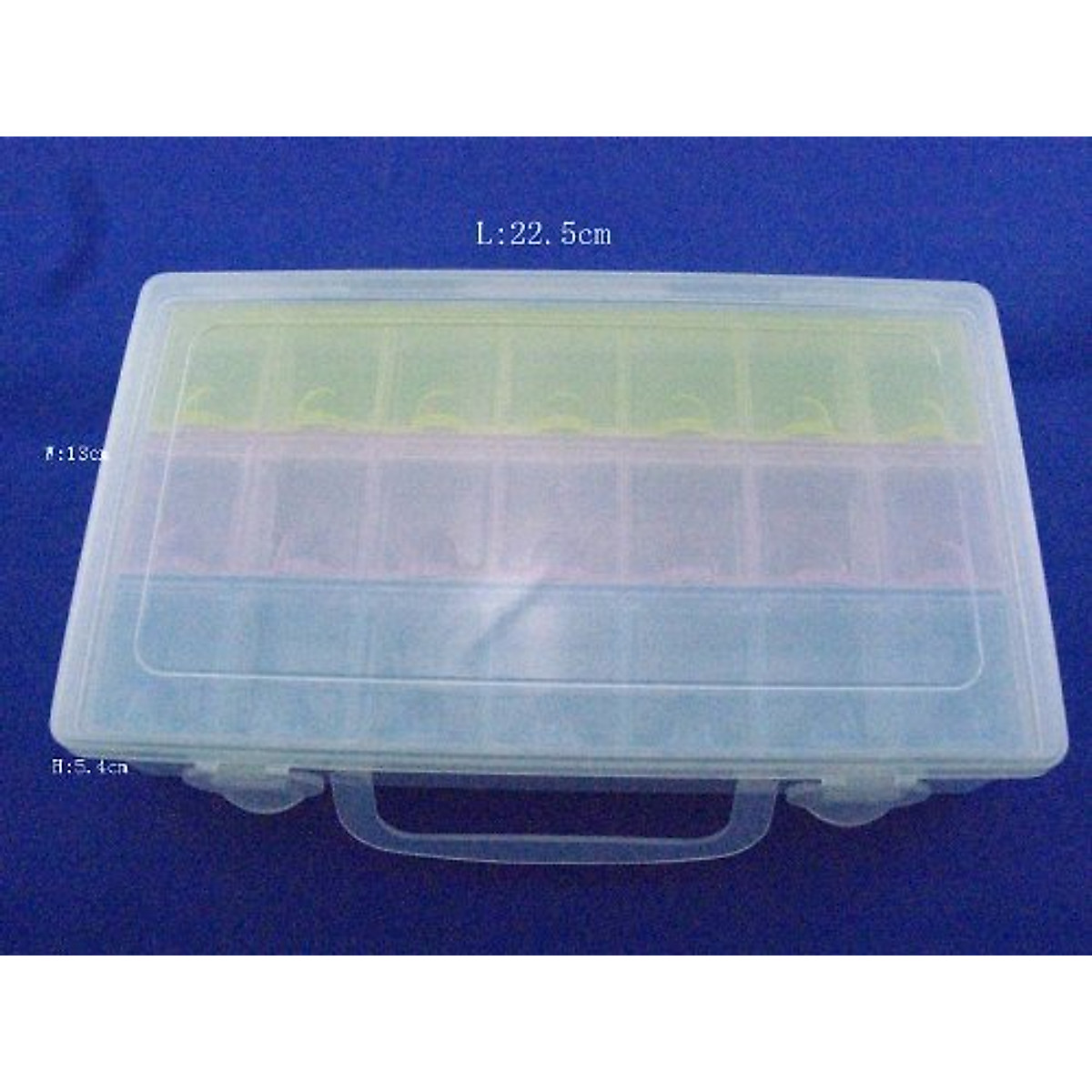 2pcs/lot,Electronic Components Storage Box, 21 lattice/blocks, Large-space,Component Parts Box,22.5135.4cm