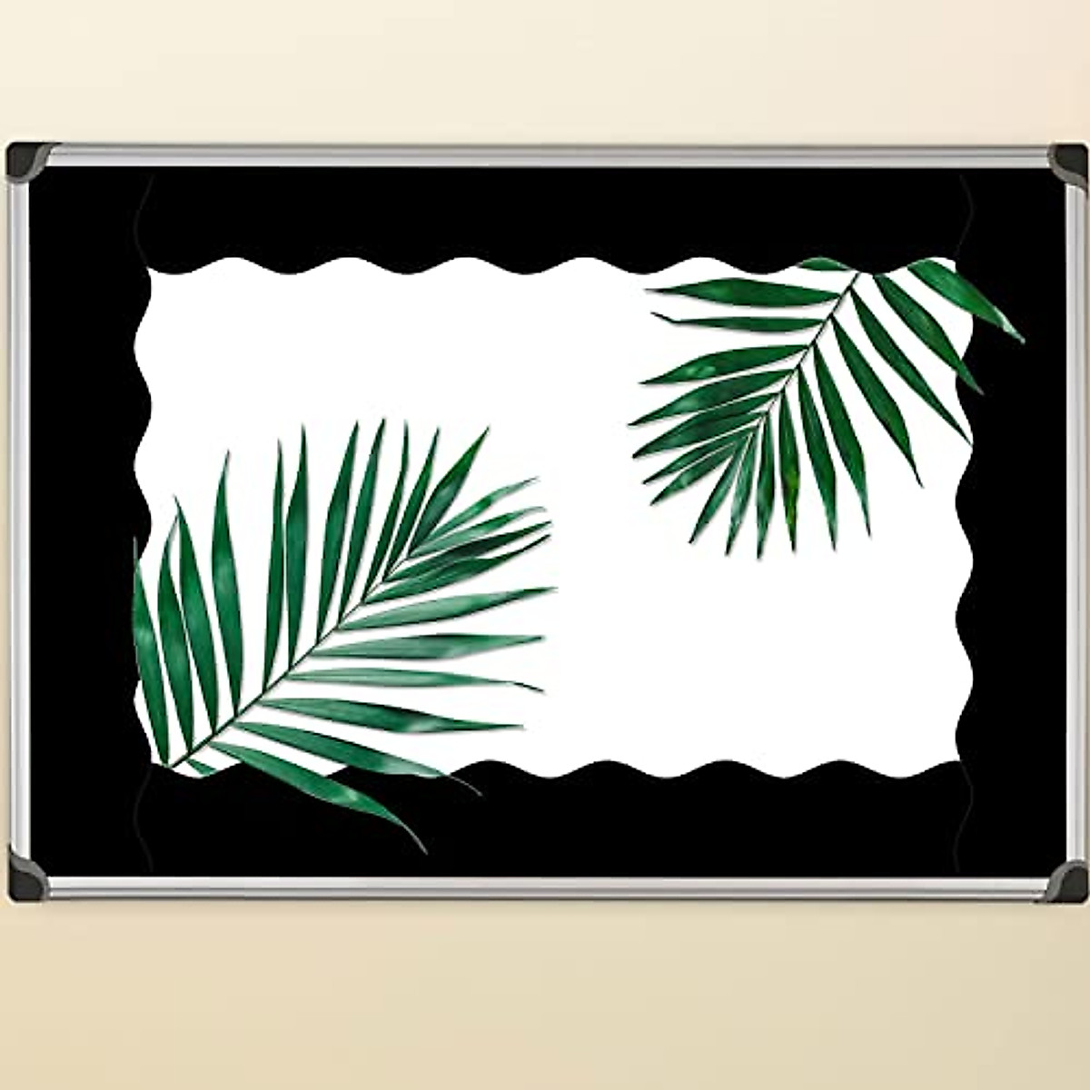 Black Bulletin Board Border Scalloped Border Trim for Classroom 52ft One Roll