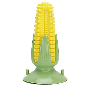 Corn Shape Dog Chew Toy, Corn Cob Dog Toy Aggressive Chewers Puppy Teeth Chew Corn Stick Toy for Small Meduium