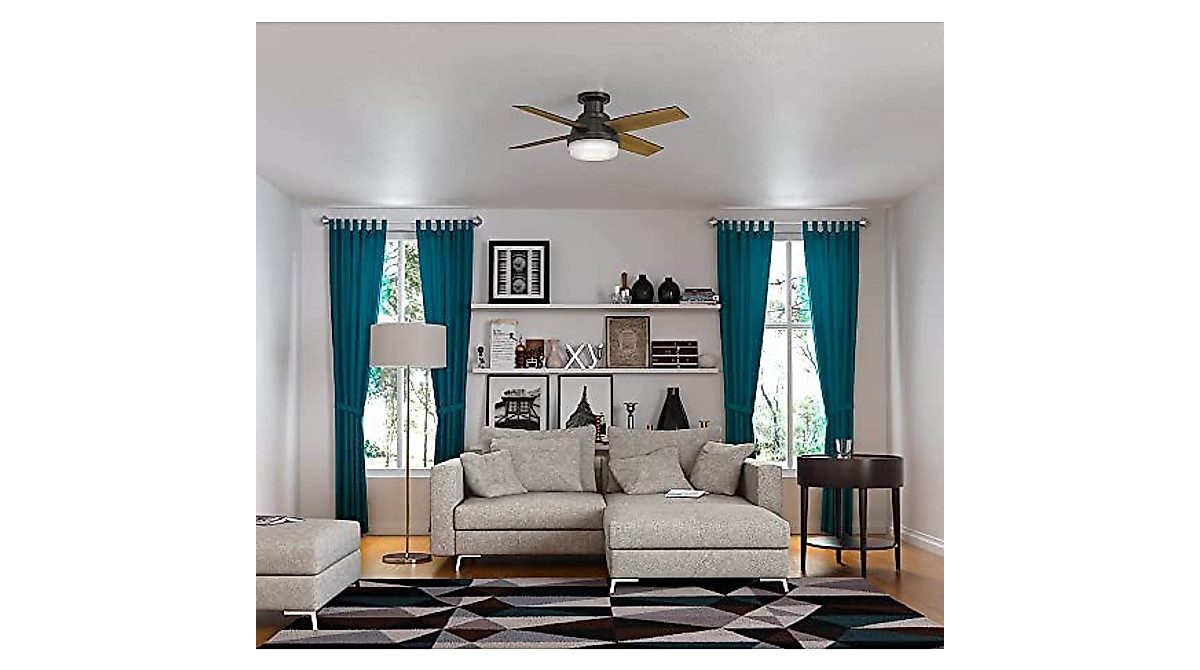 Hunter Dempsey 44" Ceiling Fan with LED & Remote Control