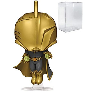 POP DC Heroes: Black Adam - Dr. Fate (Metallic) Funko Vinyl Figure (Bundled with Compatible Box Protector Case), Multicolor, 3.75 inches