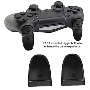 Joystick Extension, L2 R2 Extended for, Lengthen Anti-slip, Moderate Hardness, Good Hand Feeling(Black)