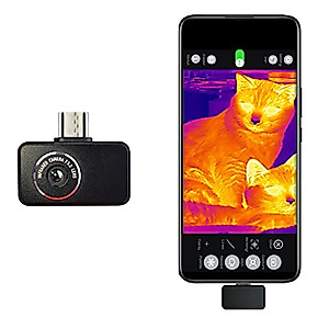 ZIBOO Mobile Phone Thermal Infrared Thermal Imager Professional Grade Thermal Camera for Smartphones Clearer and More Stable