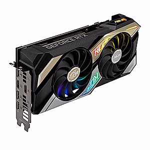 ASUS KO NVIDIA GeForce RTX 3060 Ti OC Edition 8GB GDDR6 Gaming Graphics Card (PCIe 4.0, 8GB GDDR6 Memory, HDMI 2.1, DisplayPort 1.4a, Axial-tech Fan Design, 0dB Technology, Enduring capacitors)