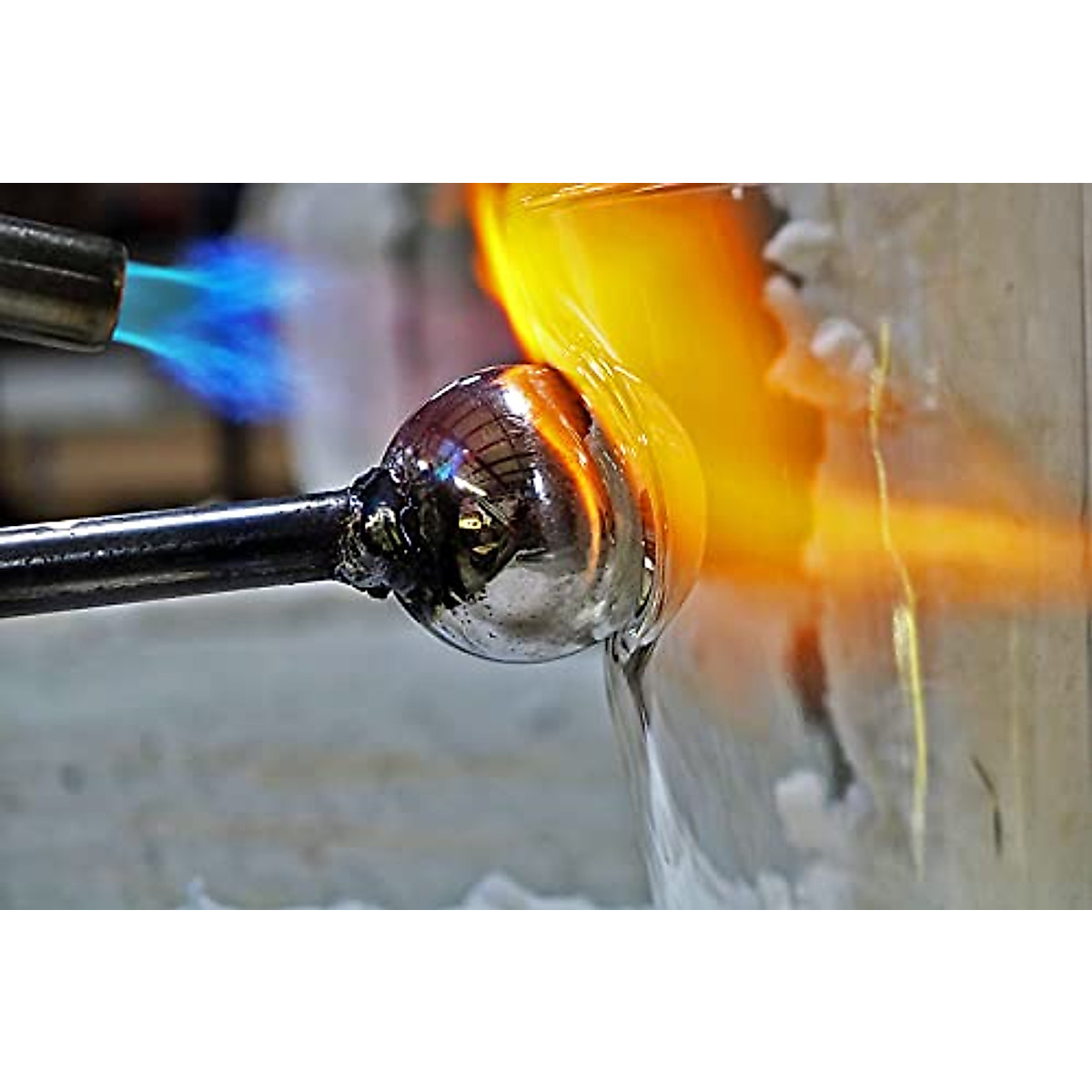 BenShot Pint Glass with Real Golf Ball - 16oz | Made in the USA