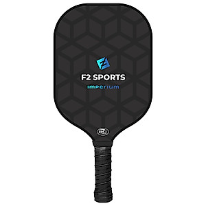 Sporty Blue Graphite Pickleball Paddle | USAPA Approved | for Beginners to Pro | Textured for Max Control & Spin | Graphite Pickleball Racket w/Honeycomb Polymer Core (Sporty Blue)