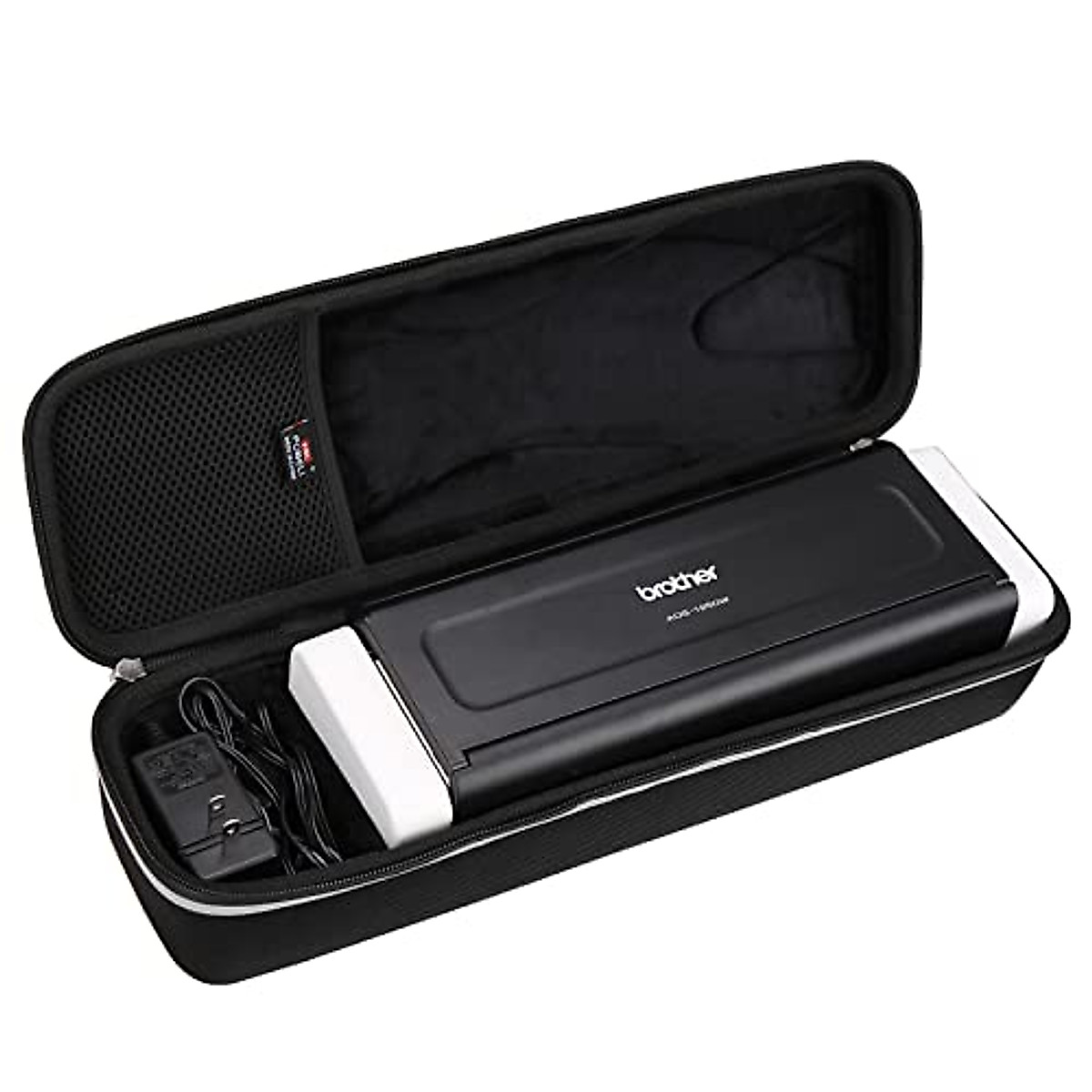 FBLFOBELI Hard Travel Carrying Case for Brother Wireless Compact Desktop Scanner ADS-1700W / RADS-1700W, Protective Storage Bag (Case Only)