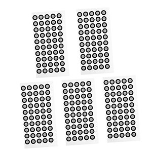 Hemoton 5 Sheets Scanner Marking Point 3D Scanning Marker 3D Scanner Targets Scanning Dots Negative Scanner Lidar Stickers 3D Scanning Reflective Point Reflective Film Adhesive Magnetic