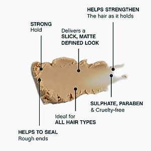 KEVIN.MURPHY ROUGH.RIDER Clay - Hair Strengthening Clay - For All Hair Types - Moldable Styling Clay - Sulphate Free Hair Care - 100 g / 3.5 oz