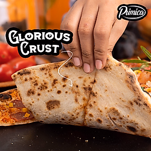 Primica Pizza Steel for Oven - Durable Steel as Alternative to Pizza Stone - High Quality Steel for BBQ Grill and Bakings (13.6” x 13.6”)