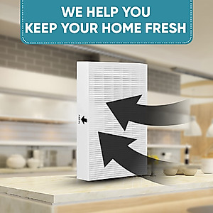 6 Pack - True HEPA Filter R - Replacement for Honeywell - HPA300/200/100 Series and HPA5000 Series Honeywell Air Purifiers