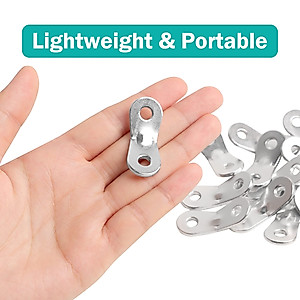 uxcell 12PCS Aluminum Alloy Guyline Rope Tensioner, Adjustable Cord Adjuster Tent Tensioners for Camping Accessories, Guy Line Adjusters Wind Rope Buckle for Outdoor Hiking Silver tone