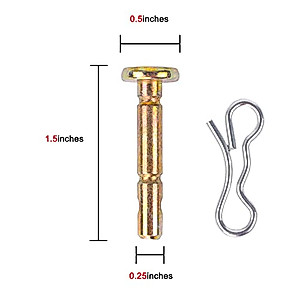 20 pcs Shear Pins + 20 pcs Cotters Pins for 738-04124A Troy Bilt 714-04040 738-04124 Snowblowers Replacement