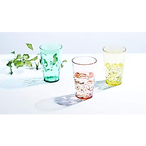 SCANDINOVIA - 19 oz Unbreakable Premium Drinking Glasses - Set of 6 - Tritan Plastic Tumbler Cups - Perfect for Gifts - BPA Free - Dishwasher Safe - Stackable