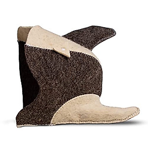 Wool Viking Sauna Hat Sauna Hat Finnish - Ukraine Sauna Hat Wool - Russian Banya Hat for Men - Sauna Hat for Men Sauna Hats Russian White and Gray