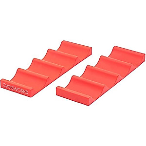 OASISWORKS Silicone Can and Bottle Organizer | Kitchen & Refrigerator Organizer for Beer Cans, Soda Cans, Wine Bottles | Silicone Wine Bottle Rack | 2 Pack