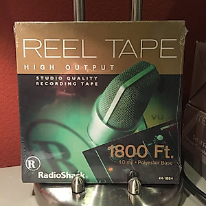 Reel Tape High Output Studio Quality Recording Tape 1800 Ft.