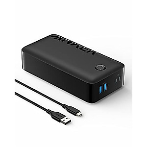 Anker Portable Charger, 347 Power Bank (PowerCore 40K), 40,000mAh 30W Battery Pack with USB-C High-Speed Charging, for MacBook, iPhone, Samsung Galaxy, iPad, and More