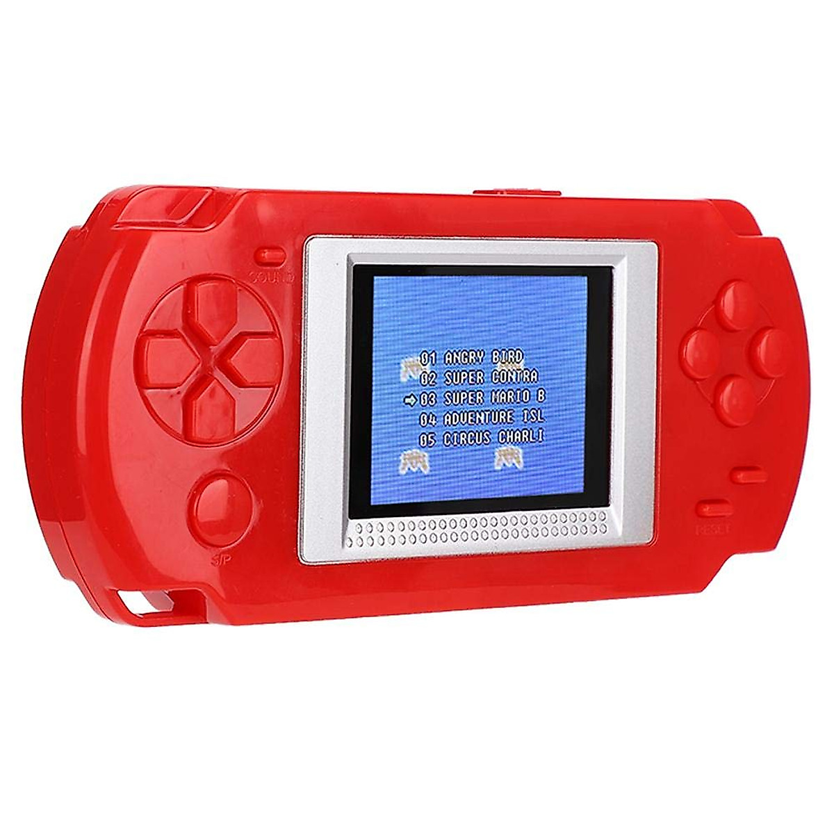 Handheld Game for Kids, Children Game Console,2.0-inch Handheld Game Console Color Screen Ideal Children 268 in 1(red)
