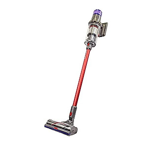 Dyson V11 Animal+ Cordless Red Wand Stick Vacuum Cleaner with 10 Tools Including High Torque Cleaner Head | Rechargeable, Cord-Free, Lightweight, Powerful Suction | Limited Red Edition (Renewed)