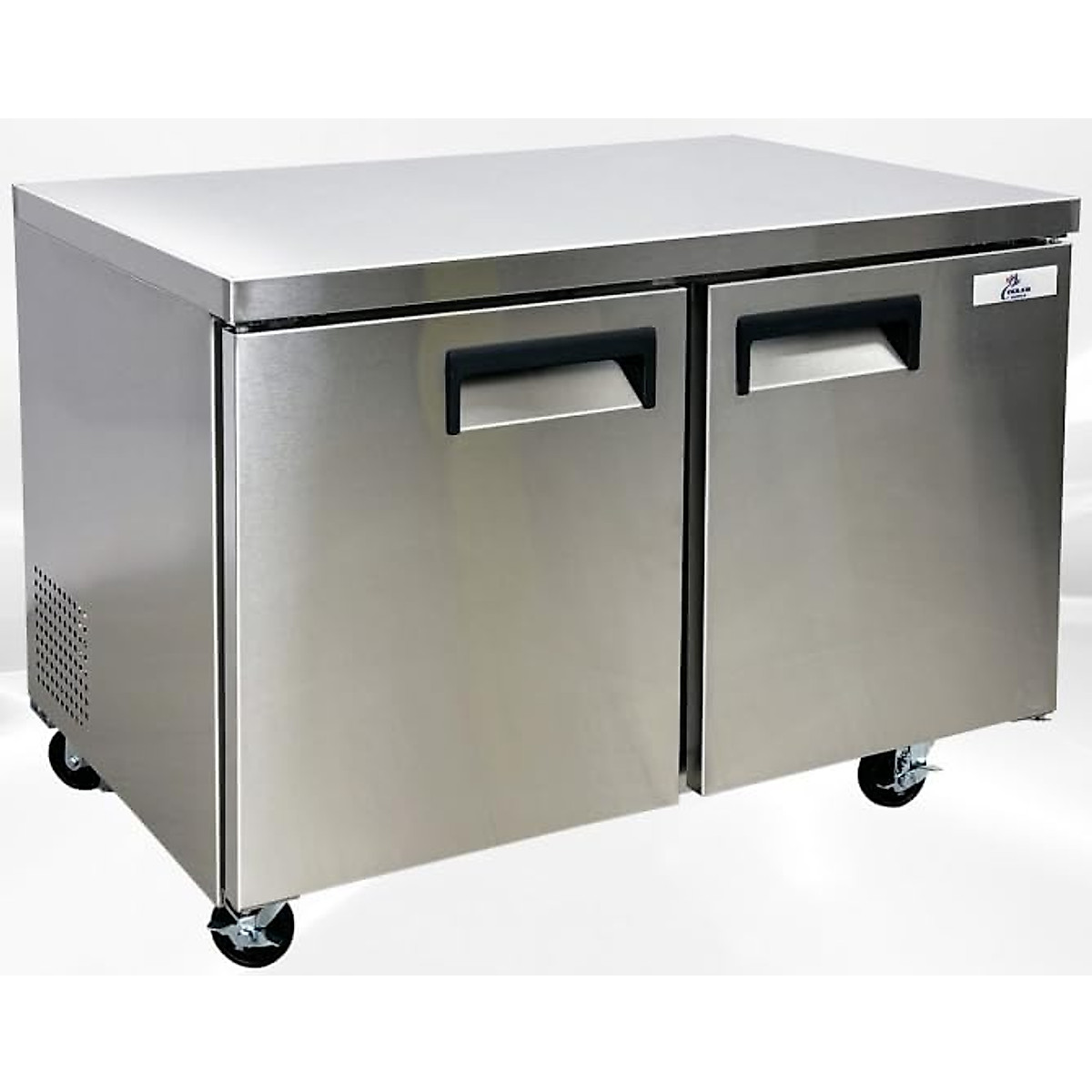 Under Counter Freezer 48" Stainless Steel Commercial Freezer NSF 2 doors 2 shelves, 0°F to -8°F 115V/60HZ Restaurant- TUC48F