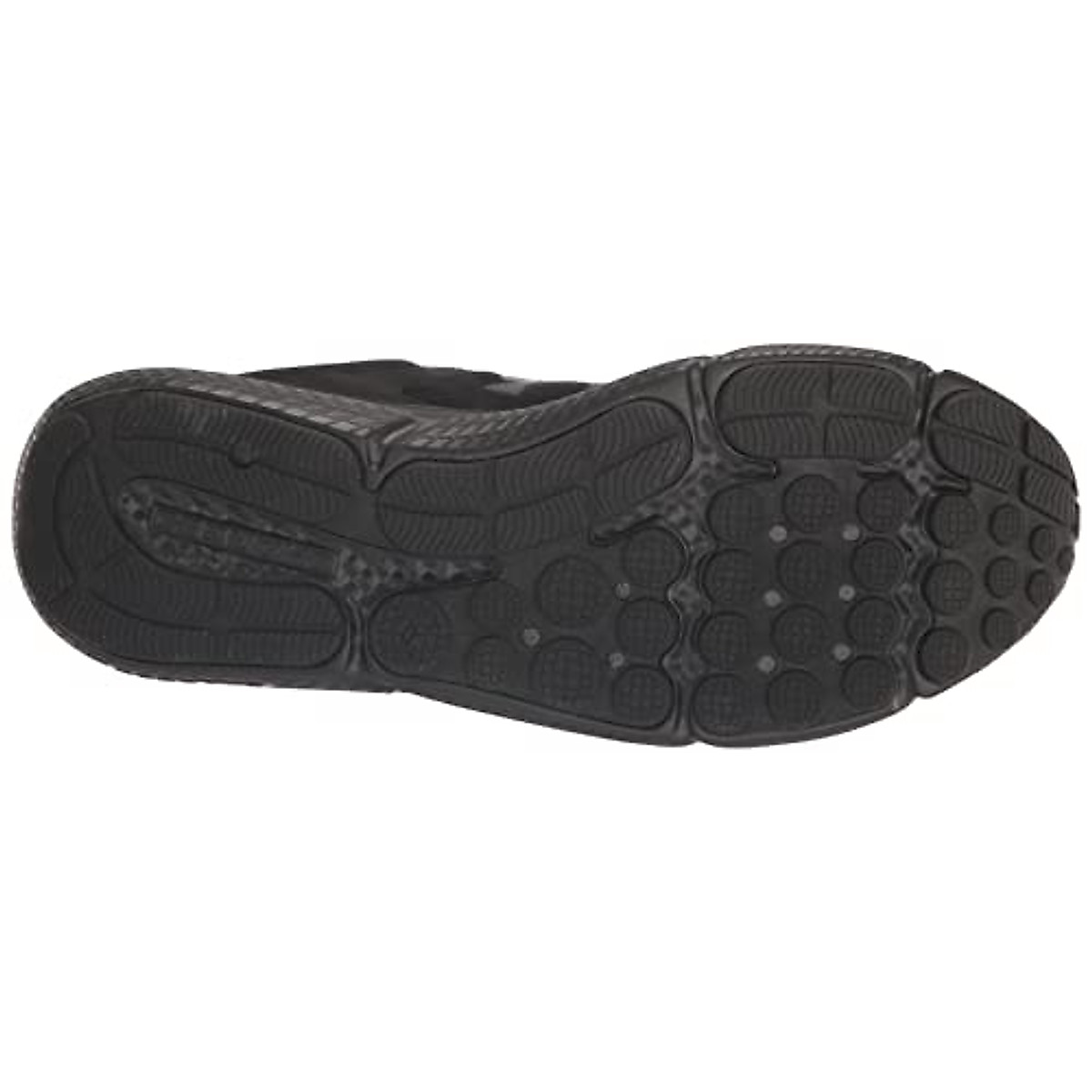 Under Armour Men's Charged Assert 10 Camo Running Shoe, (001) Black/Black/Pitch Gray, 11