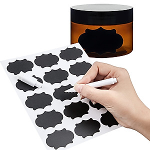 TUZAZO 4 Oz Amber Plastic Cosmetic Jars Leak Proof Small Container with lids for Cream, Lotion, Powder, Ointments, Beauty Products, 12 Pcs