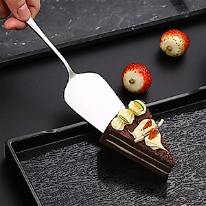 Tosnail 24-Packs Stainless Steel Cake Server Pie Server Pizza Spatula Cake Cutter Slicer Cake Scraper