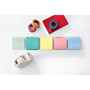 Post-it Notes, 3x3 in, 12 Pads, America's #1 Favorite Sticky Notes, Beachside Café Collection, Pastel Colors (654-5UC)