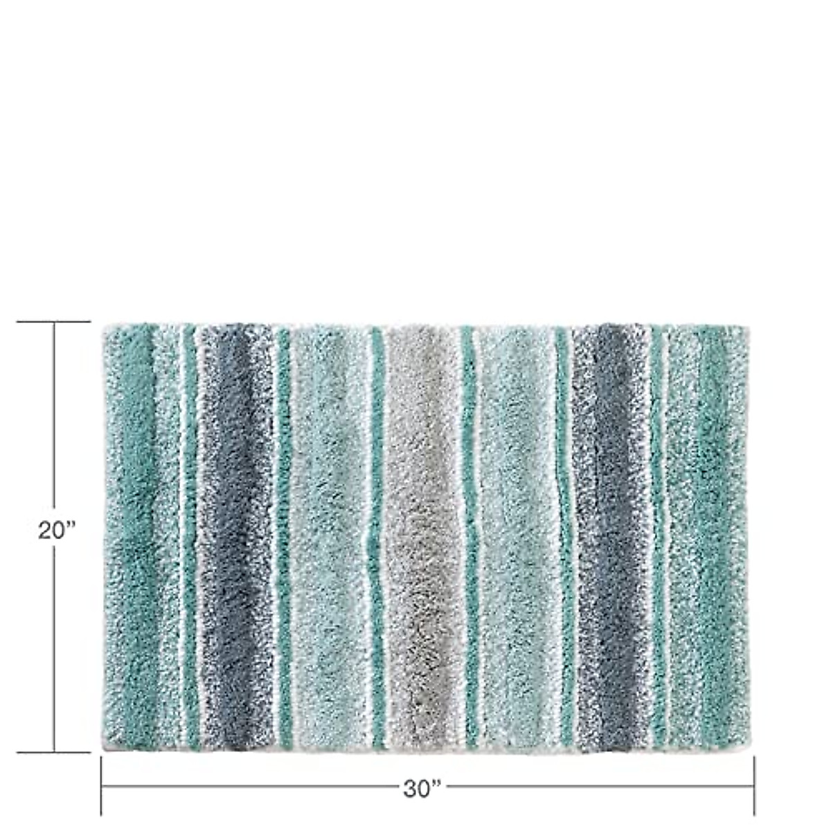 SKL Home Water Stripe Rug, 20" x 30", Teal