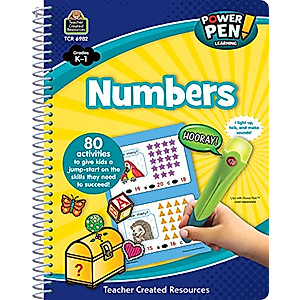 Teacher Created Resources Power Pen Learning Book, Numbers Grade K-1 (TCR6982)