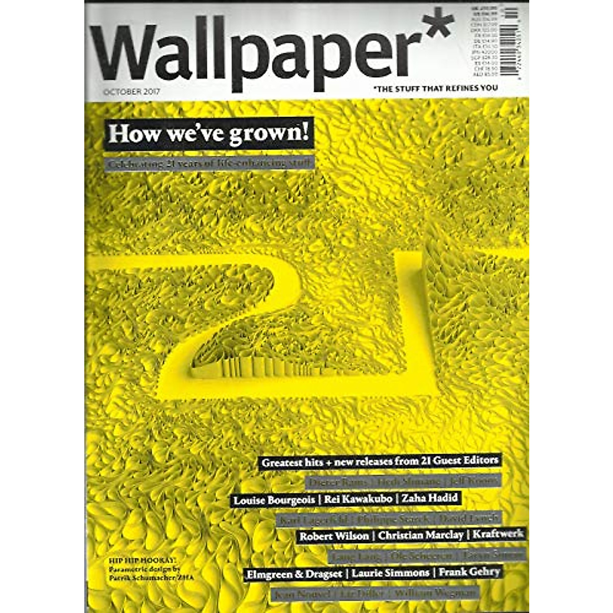 WALL PAPER MAGAZINE, OCTOBER, 2017 THE STUFF THAT REFINES YOU.